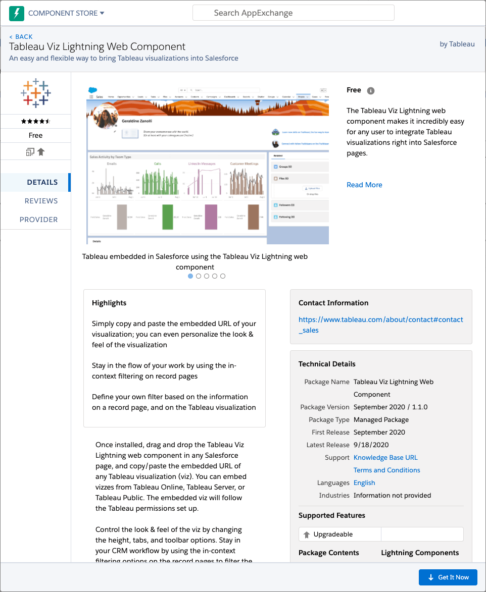 Nieuw: Tableau Salesforce Lightning Web Component - The Information Lab Nederland