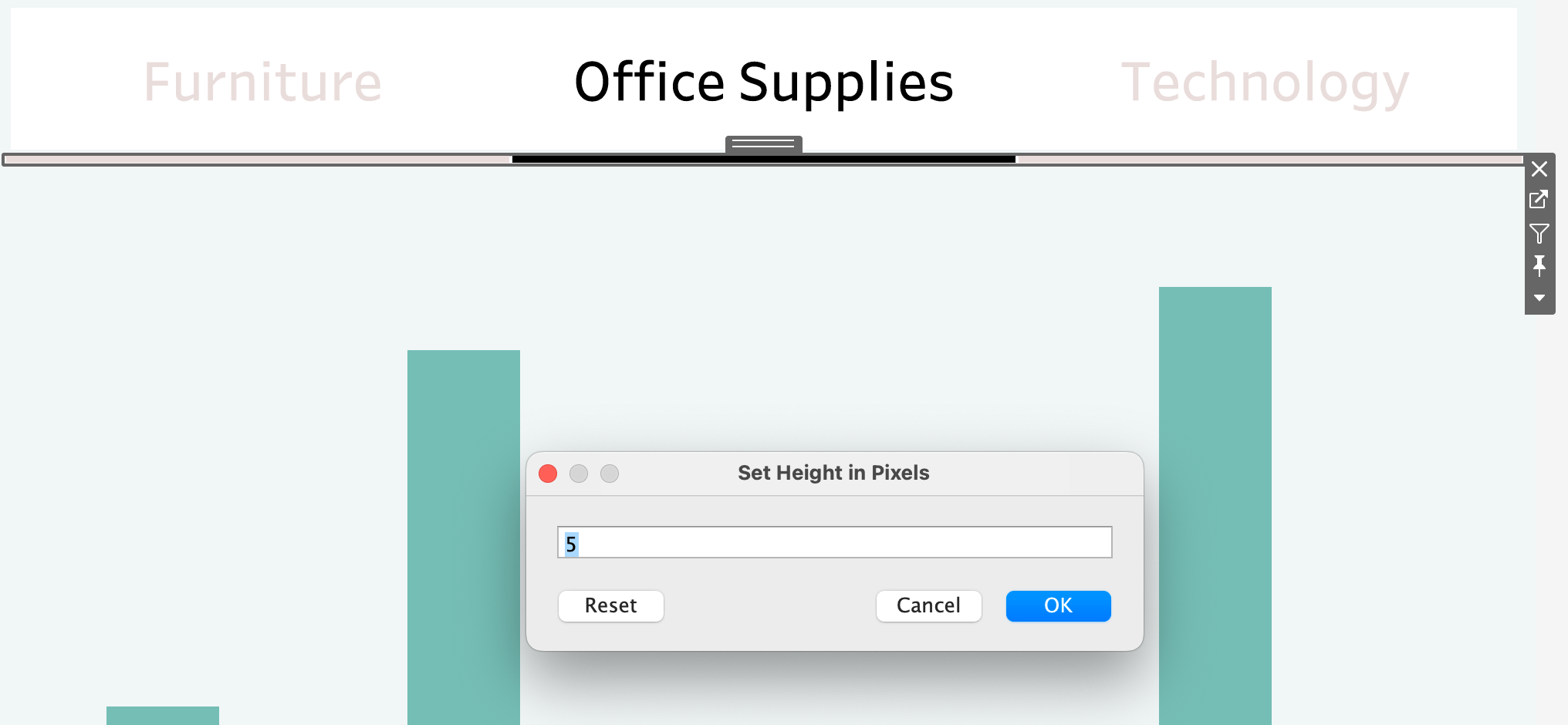 How to add "clickable buttons" on your dashboard to filter your data